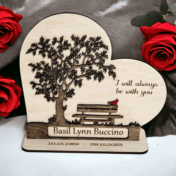 Cardinal Tree & Bench Memorial Stand – Designodeal