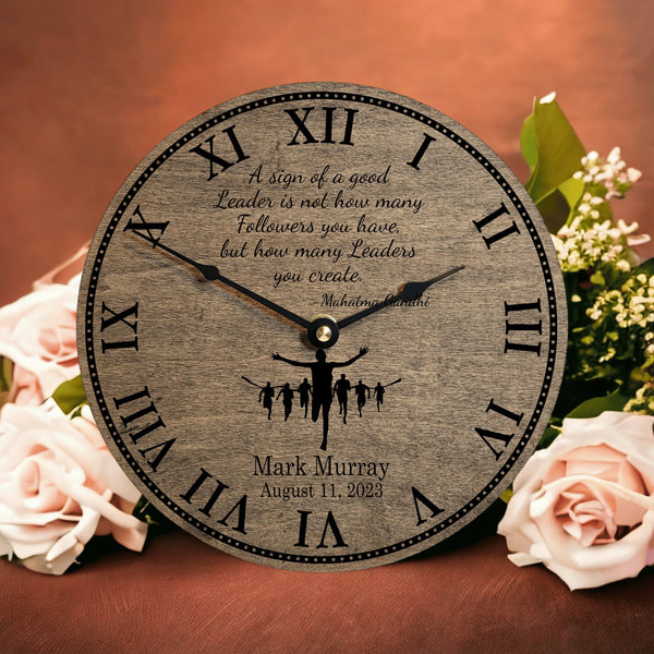 A Sign of a Good Leader Clock for Boss – Designodeal